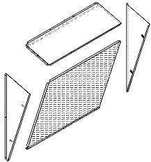 Allied Commercial Z1GARD20B-1 - 12X21 Mesh Hail/Coil Guard | eBay