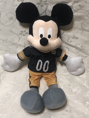 Pittsburgh Steelers Mickey Mouse Plush 16" Disney NFL Stuffed Animal | eBay
