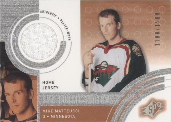 2001-02 SPx - Mike Matteucci #141 Home Jersey /1500 (MEM, RC) for sale ...