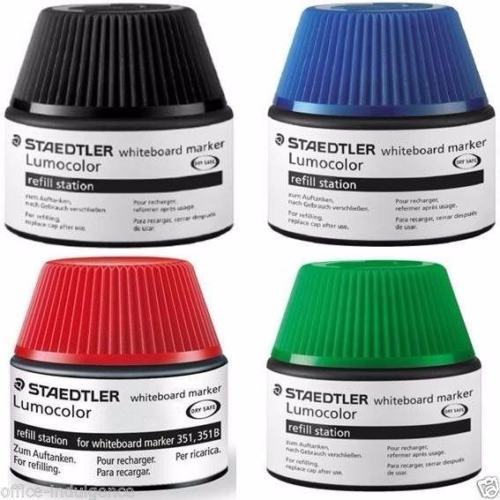 Staedtler 488 51 Whiteboard Marker Ink Refill Station Lumocolor x 4 ...
