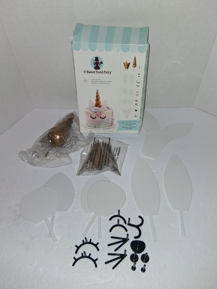 American Crafts Sweet Tooth Fairy Cake Face Unicorn Frog Fox Bear ...