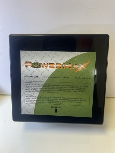 PowerMax PMTS-30 30 Amp Automatic Transfer Switch with 12 Volt DC Relay ...