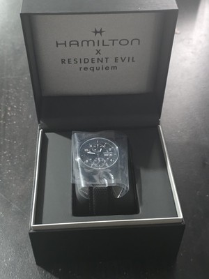 HAMILTON Resident Evil Requiem Leon Khaki Field Auto Chrono Watch - IN ...