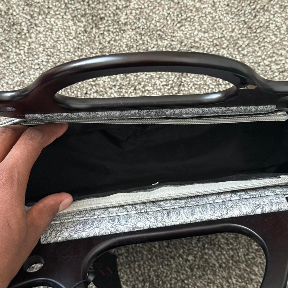 Silver Tone Ariella Handbag | eBay