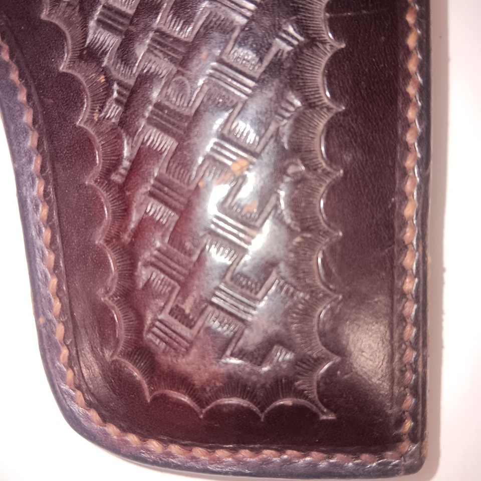 Vintage Safariland S&W 25 MD/FR Right Hand Basket Weave Holster ...