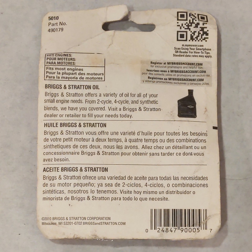 OEM Briggs & Stratton 5010 Starter Rewind Spring compatible replaces ...