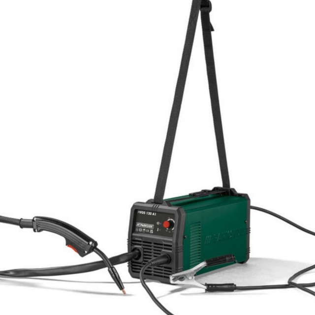 Parkside Inverter Flux Cored Wire Welder Welding Machine IP21S Gasless ...