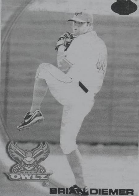 2010 Topps Pro Debut - Brian Diemer #405 Printing Plate Black /1 (RC ...