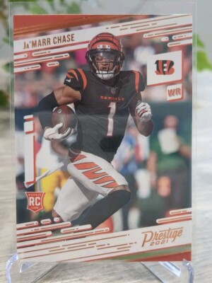 2021 Panini Chronicles Prestige Football JaMarr Chase #212 RC Rookie ...