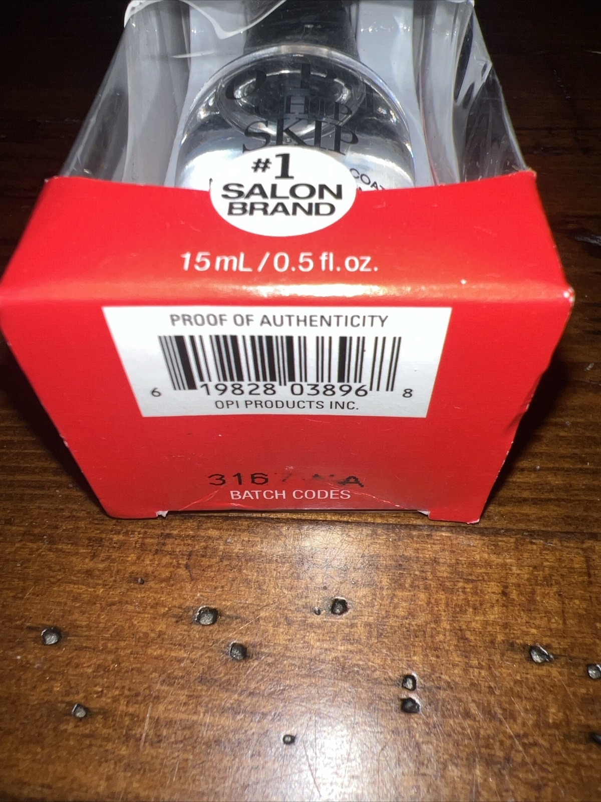 OPI Chip Skip Nail Lacquer Preventor Manicure Prep Coat 0.5 Oz 15 Ml ...