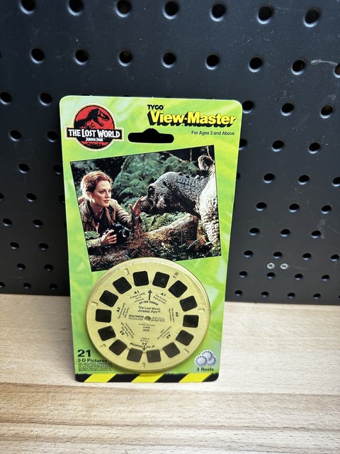 View Master 1997 Tyco Jurassic Park The Lost World 3 Reels MOSC RARE ...