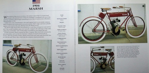Marsh Motorcycle Bike Picture Article Out of Print Wall Art Decor | eBay