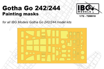 IBG 72M010 Gotha Go-242 / Go-244 - Painting Masks for IBG Models kits ...