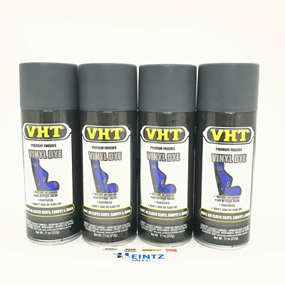 VHT SP954-4 PACK CHARCOAL GRAY Vinyl Dye Carpet Dashboards Vinyl Seats ...