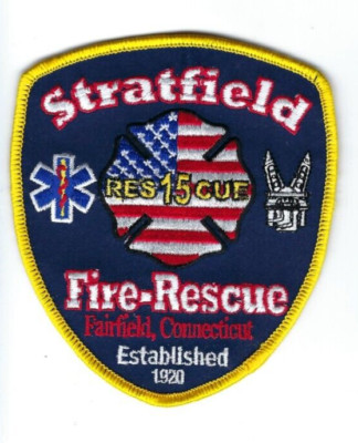Stratfield Fire Rescue Dept. 15 in Fairfield CT Connecticut patch - NEW ...