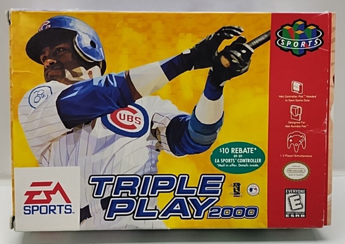 EA Sports Triple Play 2000 (Nintendo 64, 1999) CIB | eBay