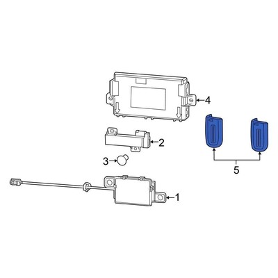 Dodge 5026676AH Keyless Entry Transmitter | eBay