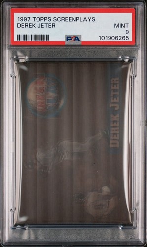 1997 Topps Screen Plays Derek Jeter PSA 9 Mint New York Yankees HOF Low ...