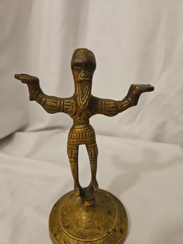 RARE Antique 19-century Russian Cossack Brass Double Candlestick ...