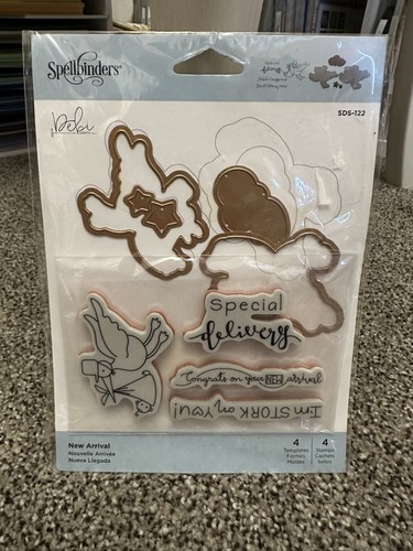 NEW Spellbinders Designer Series New Arrival Stamps And Dies Set | eBay
