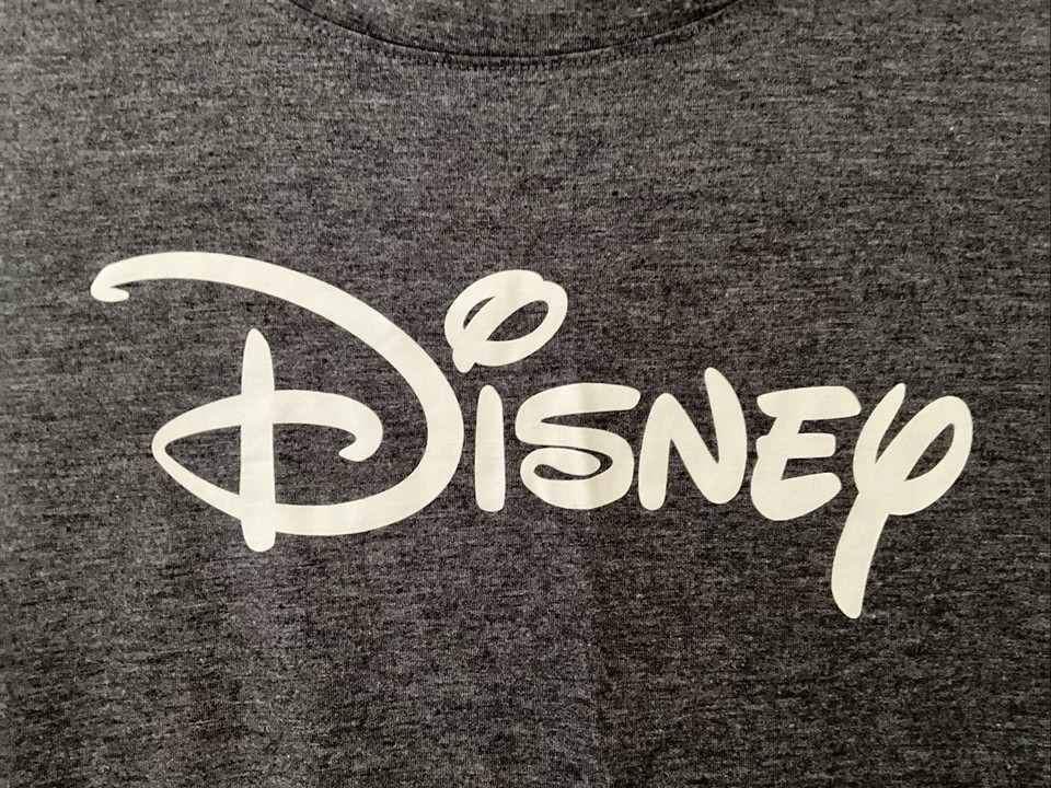 Disney Logo T-shirt Gray Women’s XL | eBay