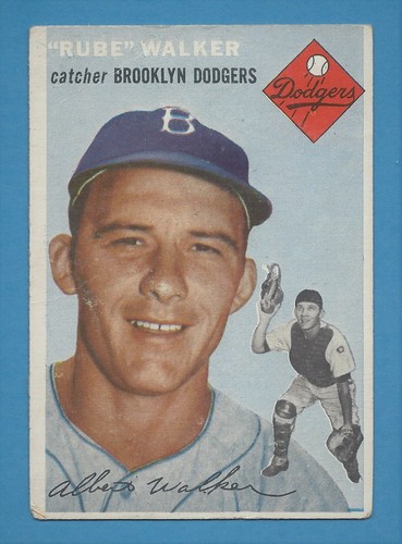 1954 TOPPS #153 - RUBE WALKER - BROOKLYN DODGERS | eBay