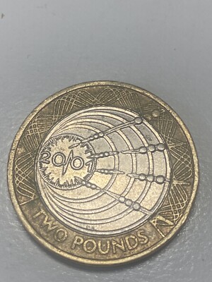 UK £2 Pound Coin 2001 Marconi 1st Wireless 2 different queen face young ...