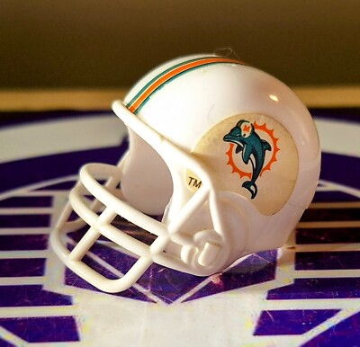 NFL MINI HELMET MIAMI DOLPHINS GUMBALL 1990'S 1980'S FOOTBALL HELMET | eBay