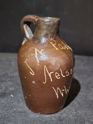 OLD JW PALMER NELSON CO KY MINI SCRATCH WHISKEY JUG PRE-PRO NICE @3 | eBay