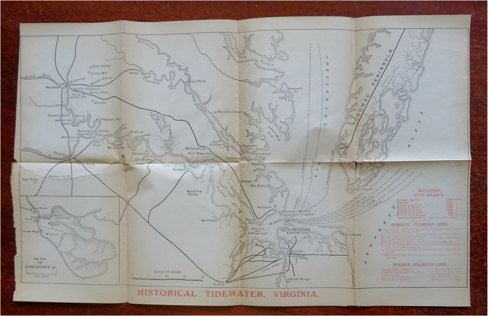 Jamestown Expo Hampton Roads VA 1907 rare Fair booklet w/ 2 promotional ...