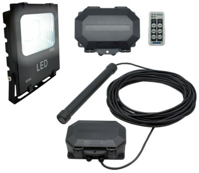 Wireless Flood Light triggered by a Wireless Vehicle Sensing ...