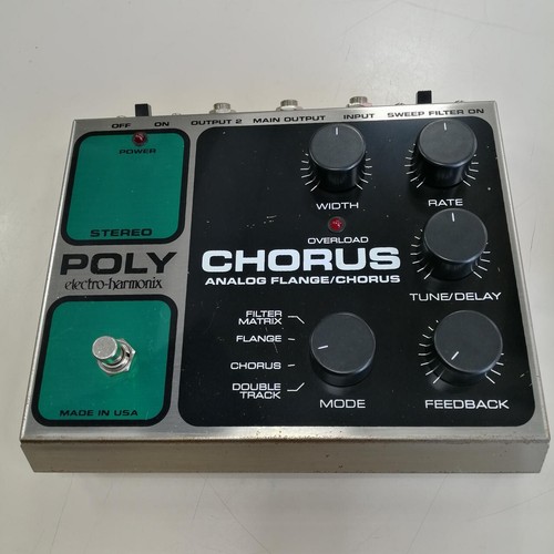 Electro-Harmonix Poly Chorus Guitar Effects Pedal Vintage Rare w ...