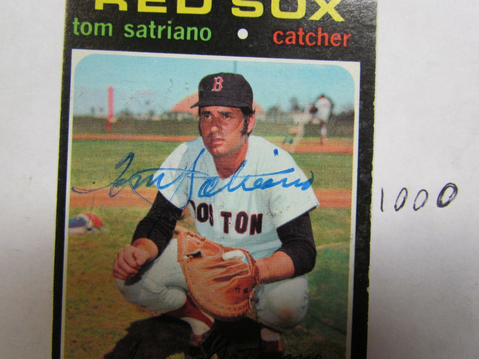 1971 Topps Tom Satriano Autographed Signed Baseball Card | eBay