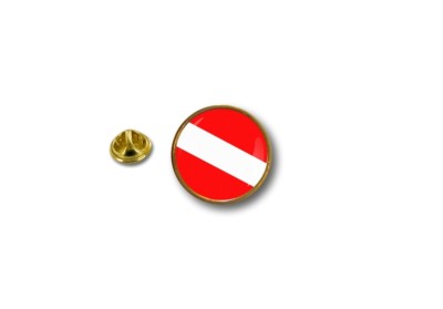 pins pin's flag badge metal lapel hat button padi flag scuba diver dive ...