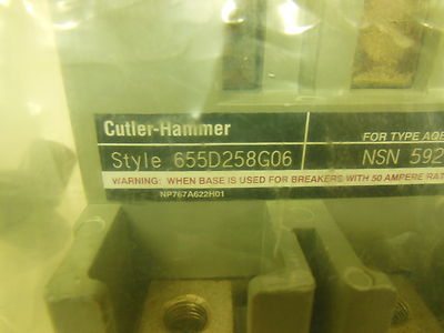 FUSE BASE for AQB-A101 Circuit Breaker Assy Style 655D258G06 CUTLER ...