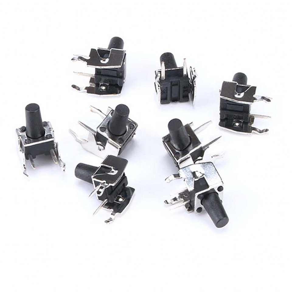 Momentary Tactile Push Button Switch Vertical/SMD/Horizontal Mini PCB ...