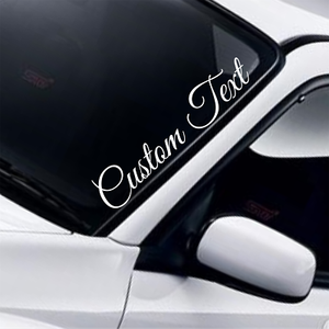 CUSTOM TEXT Car Sticker Personalised Name Lettering Decal 712641310942 ...