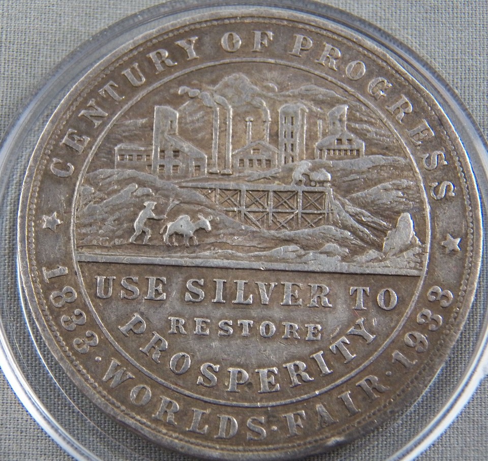 1933 Colorado Commemorative Coin Century of Progress So Called Dollar ...