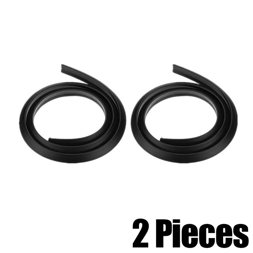 2PCS Car Wheel Arch Fender Flares Extension Moulding Trim Strips Splash ...