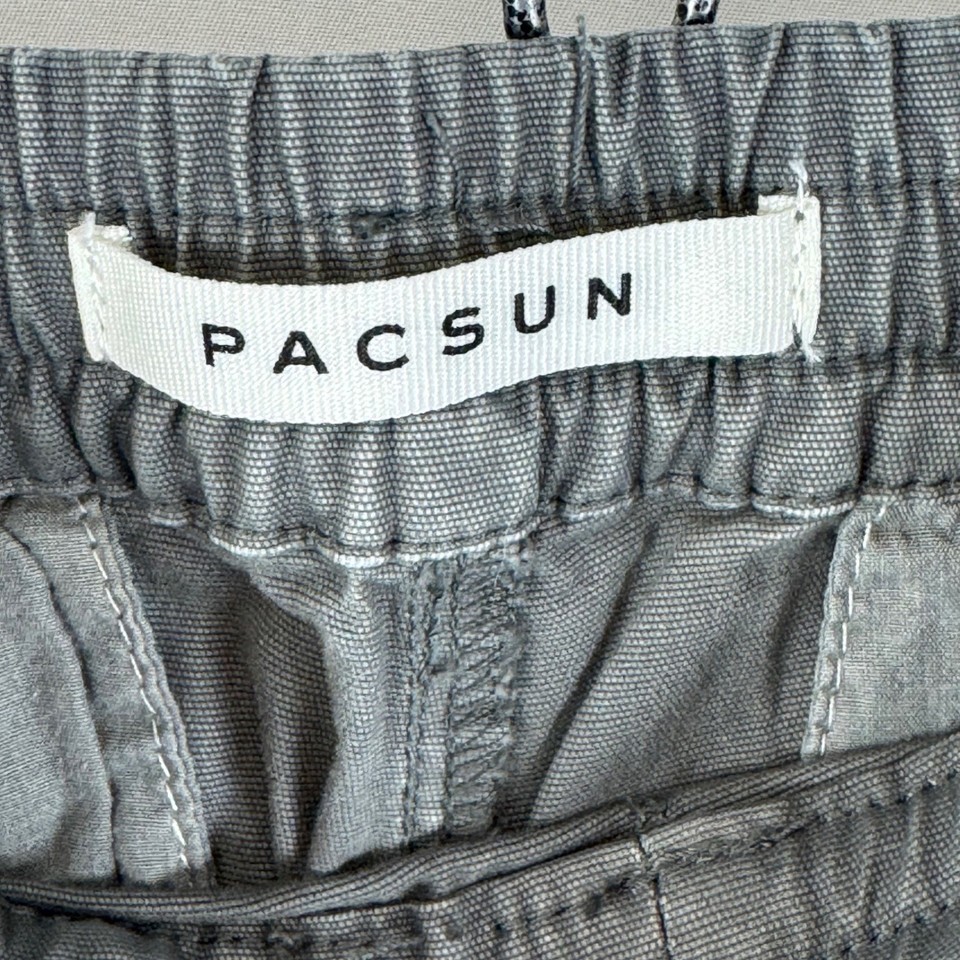 PacSun Men's Gray Cargo Pants Size L NWT Cotton Stretch Utility | eBay UK