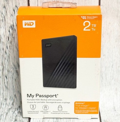 WD My Passport Ultra 2TB External Portable HD Western Digital Metal ...