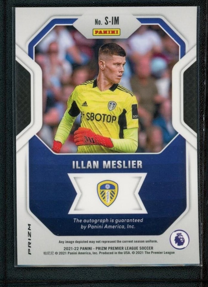 2021-22 ILLAN MESLIER AUTO PANINI PRIZM PREMIER LEAGUE RED STAR TMALL ...