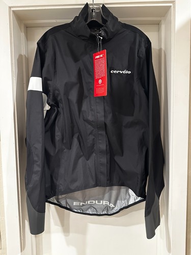Cervelo x Endura Pro SL Men's Hardshell Jacket Size XL Black New | eBay