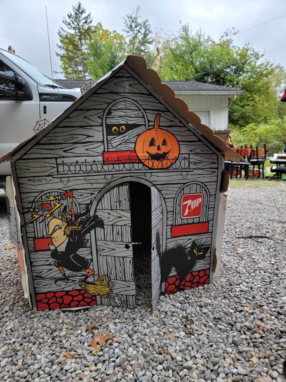 Vintage 7up Halloween Store Display...spooky! | eBay