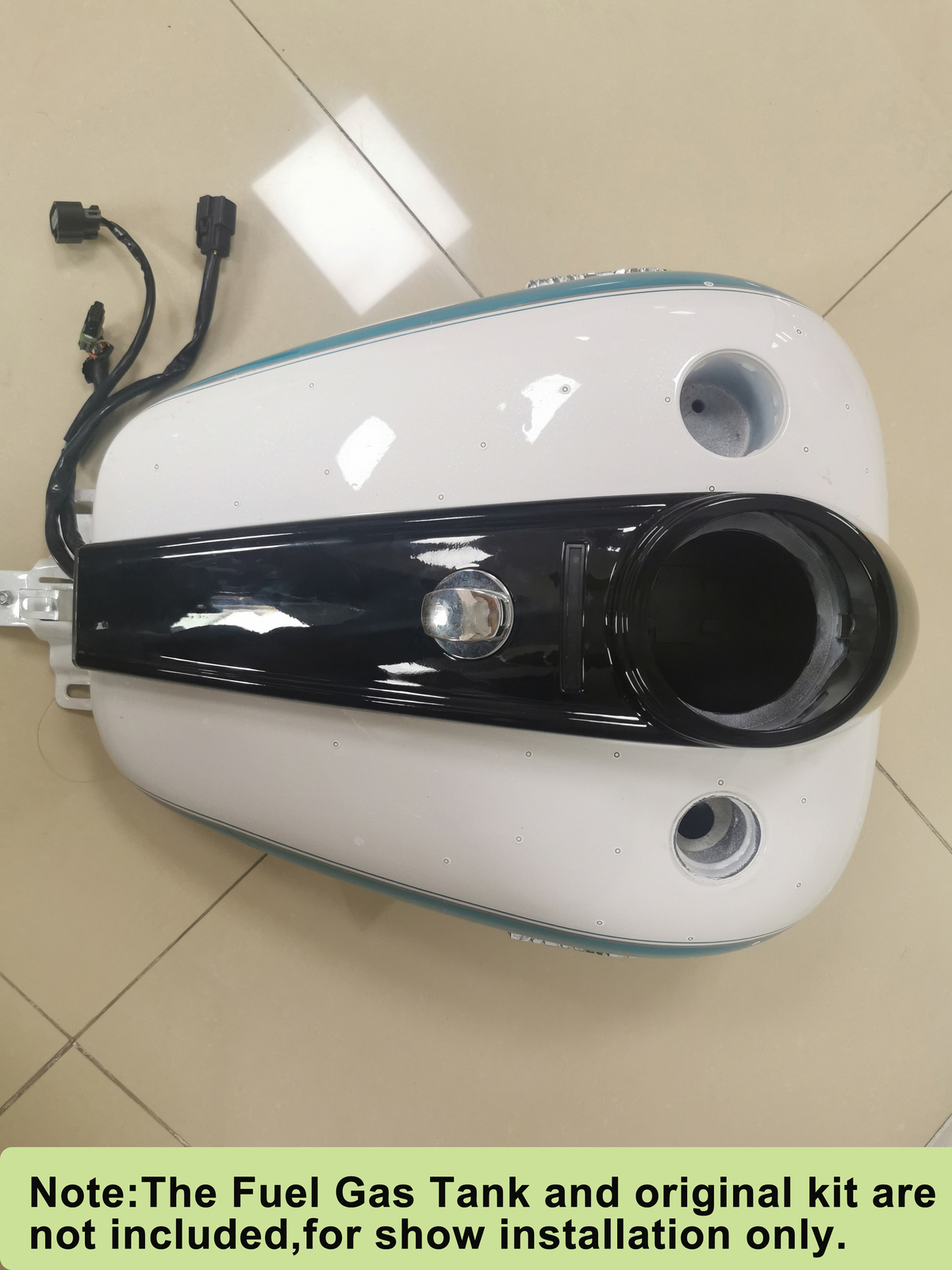 Gloss Black Dash Panel Gas Tank Dash Panel Console for Harley Road King ...