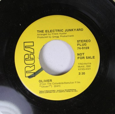 Pop Promo 45 The Electric Junkyard - Oliver / Ole Turkey Buzzard On Rca ...
