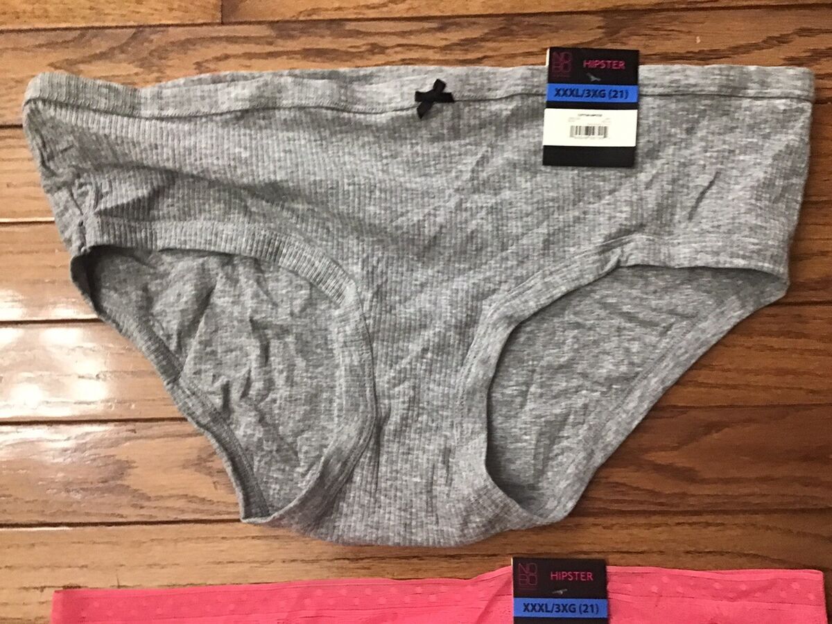 NWT NOBO No Boundaries Hipster Panties Size 3XL (LOT OF 4 NWT NOBO No Boundaries Hipster Panties Size 3XL (LOT OF 4