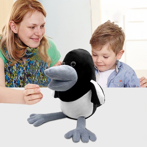 Charming Crow Plush Toy Gift Soft Texture Lovely Plush for Bird Lovers ...