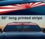 60" JDM Rising Sun Japan Daily Low Strip Printed Windshield Vinyl ...