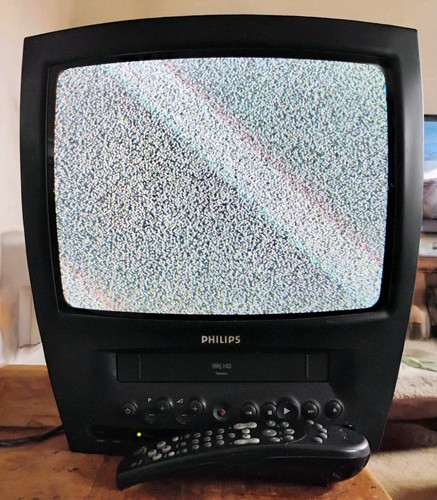 Philips 14PV163/05 CRT TV VCR Combi + Remote (Faulty VCR) Retro Gaming ...